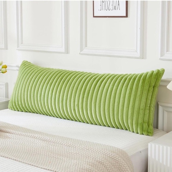 Bedding | Fluffy Body Pillow Cover Luxury Textured Vertical Soft Cozy ...
